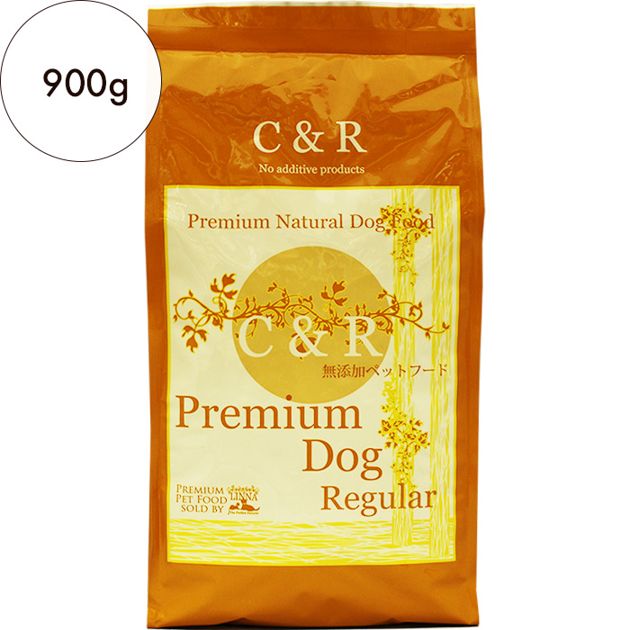 C&R プレミアムドッグ・レギュラー（普通粒）900gの通販なら「わんにゃんキッチン」